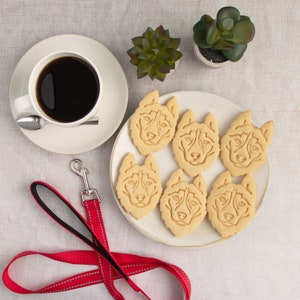 Husky Face Cookie Cutter| Bakerlogy Biscuit Cutters Arctic Sled Dog ...