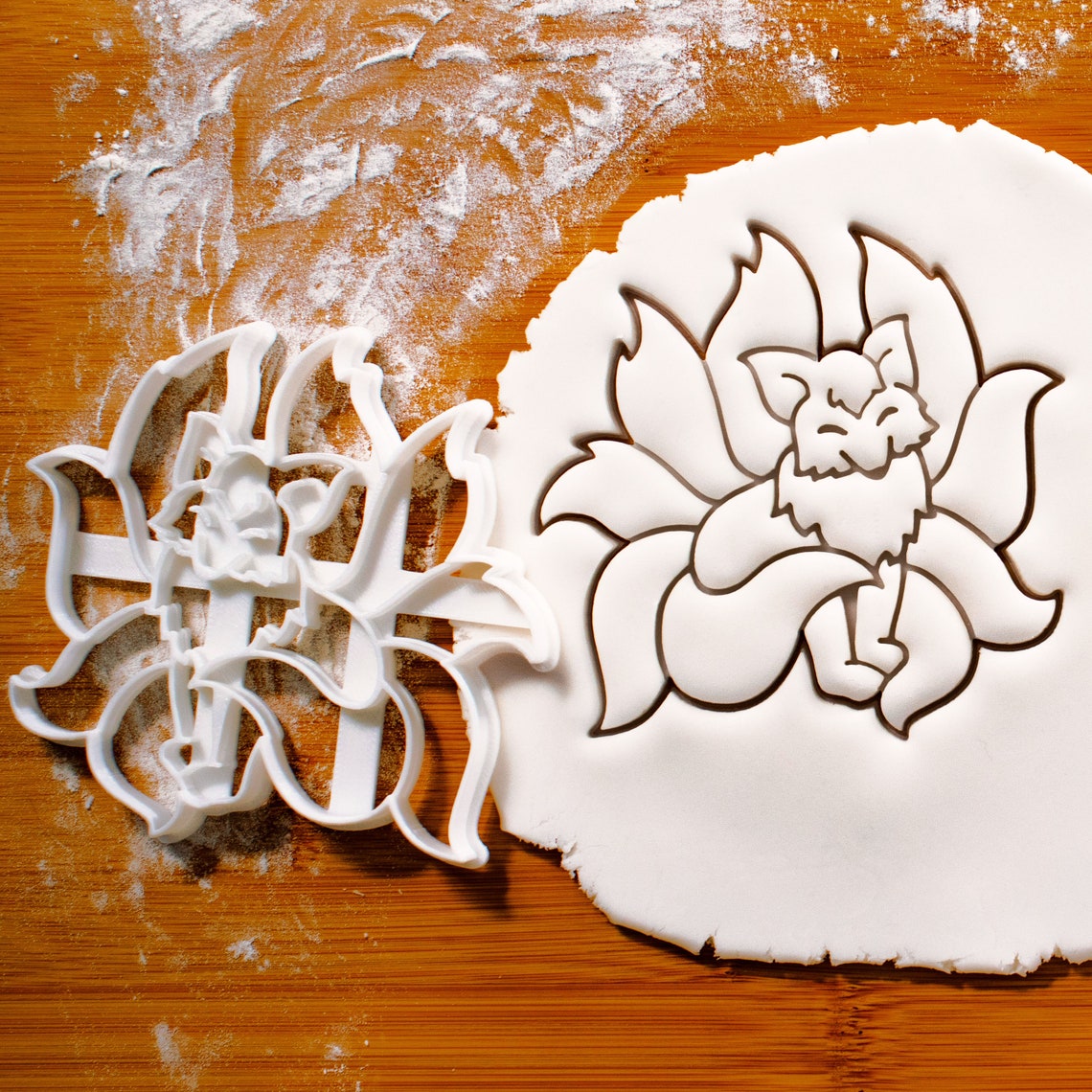Nine-tailed Fox Cookie Cutter Kitsune Spirit Biscuit Cutters - Etsy