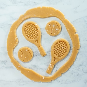 Tennis Cookie Cutter | Cutters Also Suitable for Biscuit Fondant Craft ...