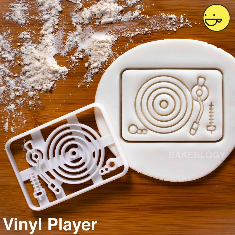 Vinyl Disc Cookie Cutter Bakerlogy Biscuit Cutters Record - Etsy