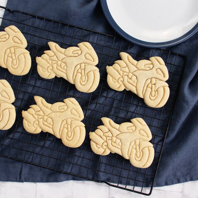 Motorbike Rider Cookie Cutter - Motorcycle Riders Themed Birthday Party ...