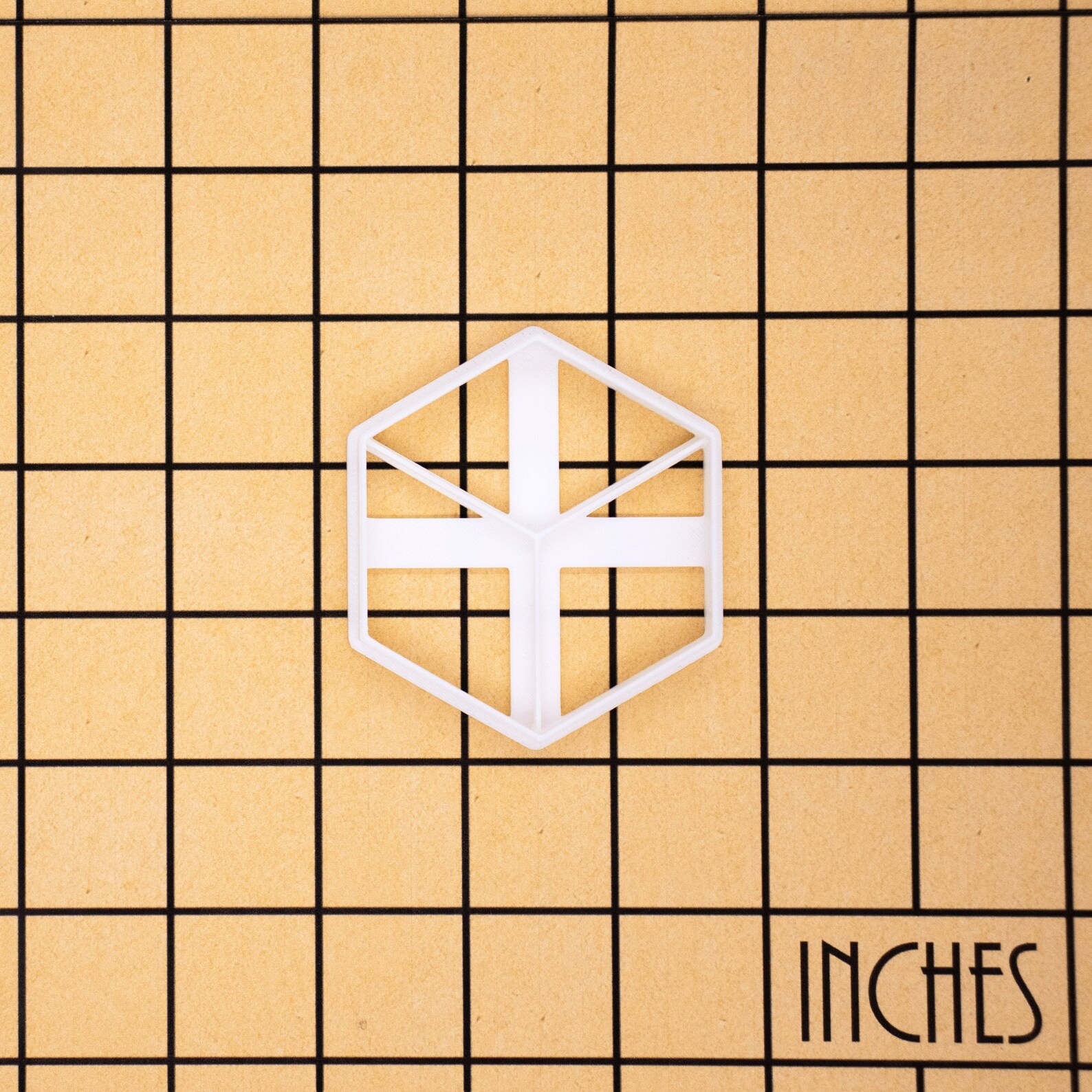 Hexagon Cuboid Cookie Cutter Geometry Biscuit Design - Etsy