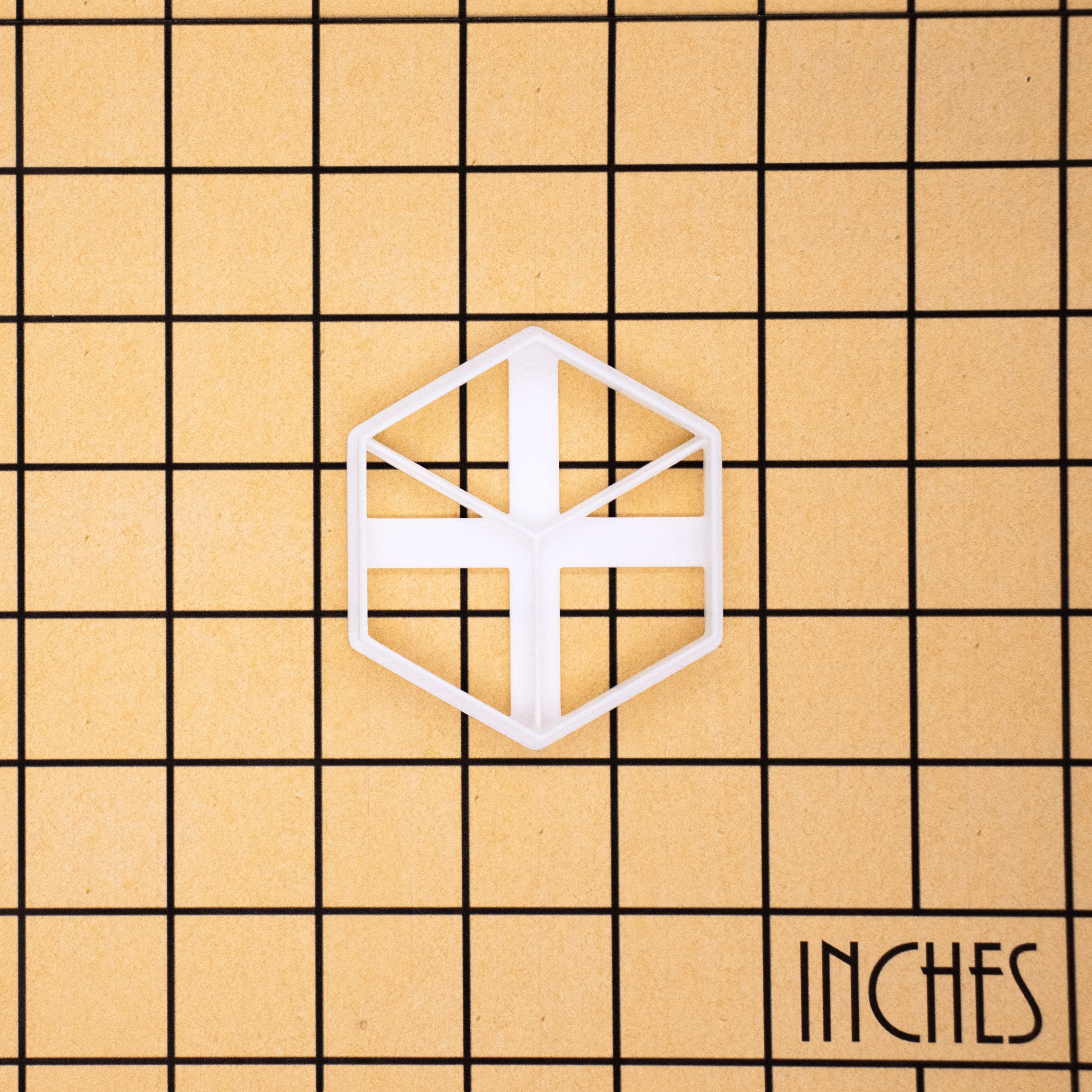 Hexagon Cuboid Cookie Cutter Geometry Biscuit Design - Etsy UK