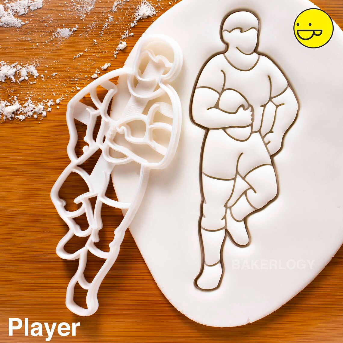 Rugby Ball Cookie Cutter Sports Theme Birthday Party | Etsy