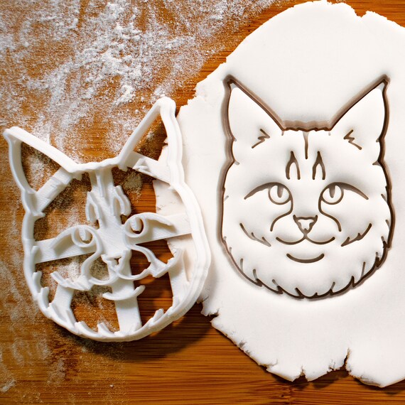 Maine Coon Cat Cookie Cutter Purrfect Cat Biscuit Cutter - Etsy