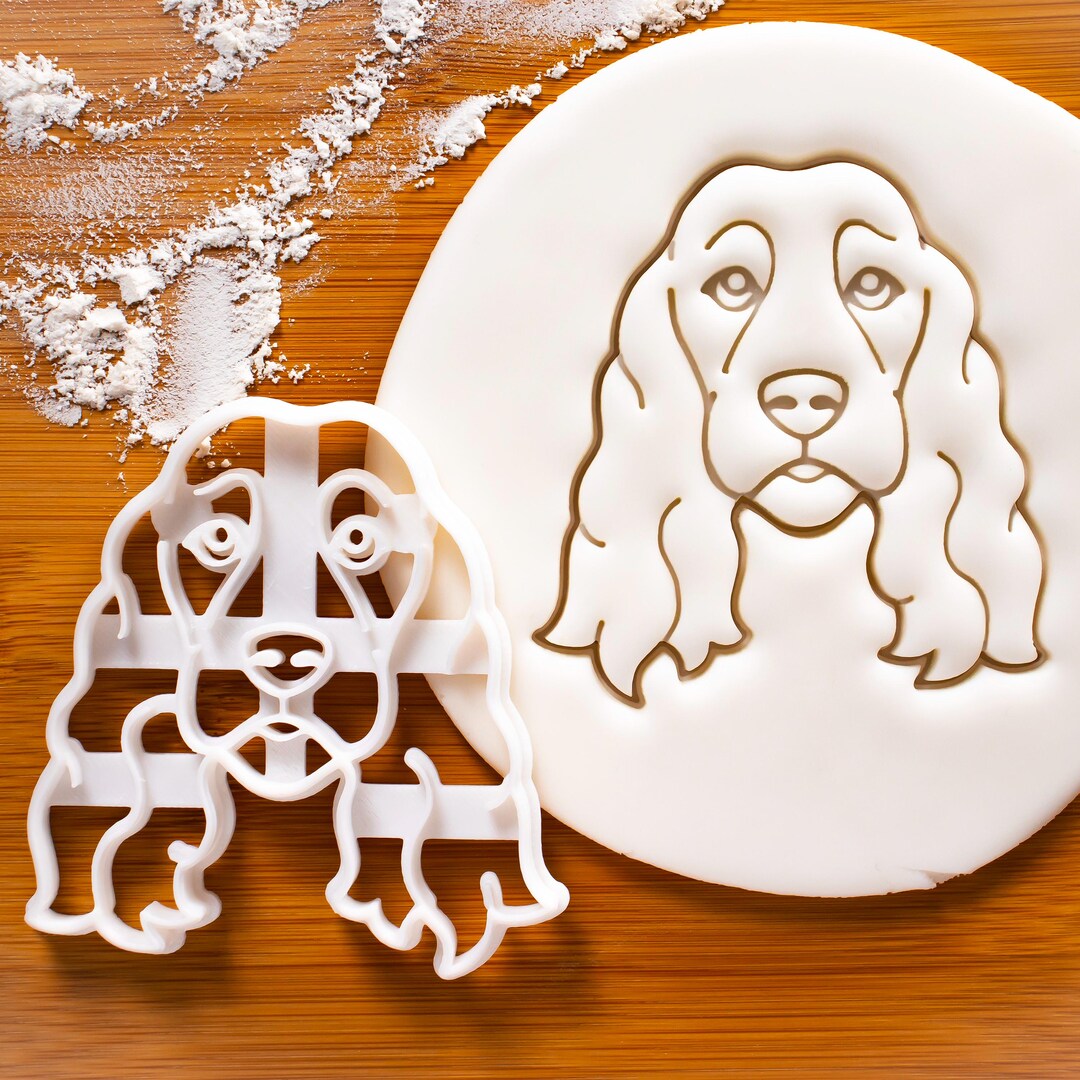 Show Cocker Spaniel Cookie Cutter (face): Dog Birthday Party Treats - Etsy