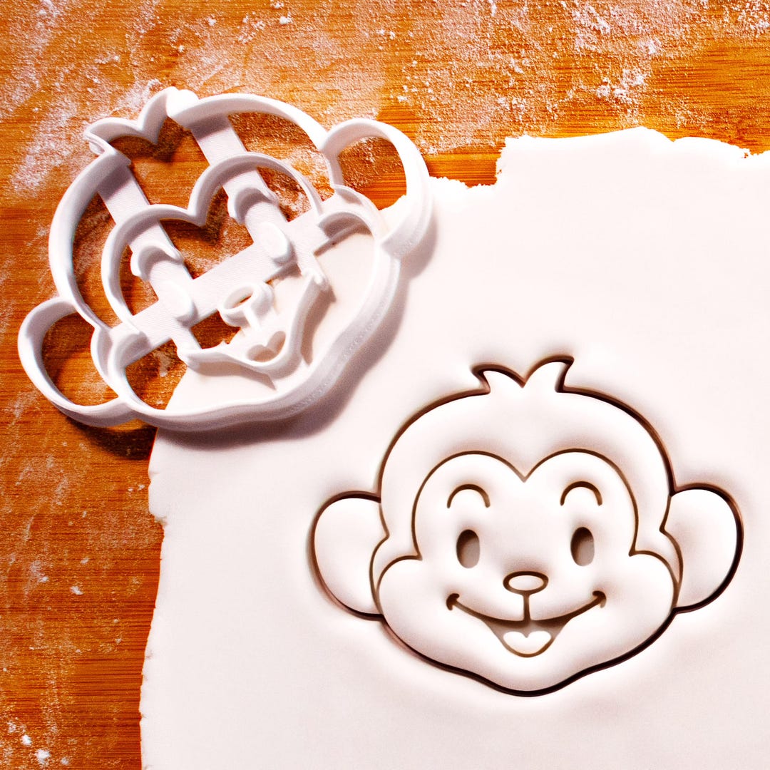 Monkey Face Cookie Cutter - Ideal for Jungle and Safari Themed ...
