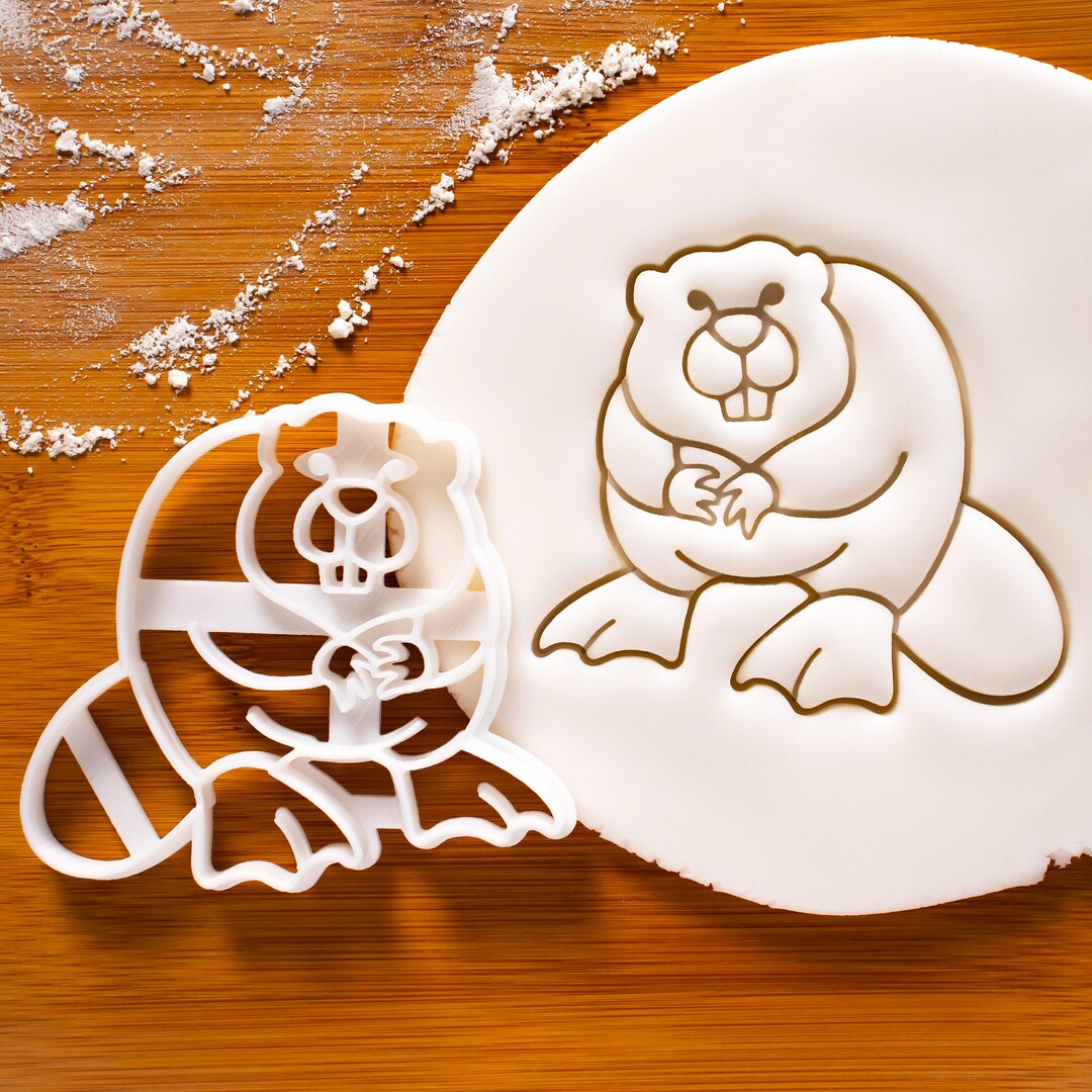 Beaver Cookie Cutter | Beavers Theme River Rodent Biscuit Cutters Kids ...