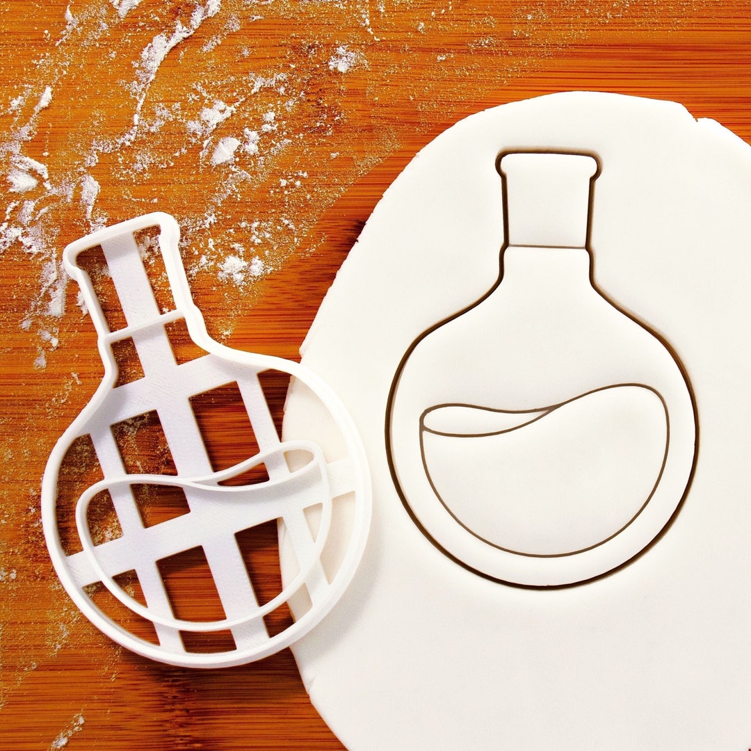 Round Bottom Flask Cookie Cutter Lab Equipment Biscuit Cutters Biscuit ...