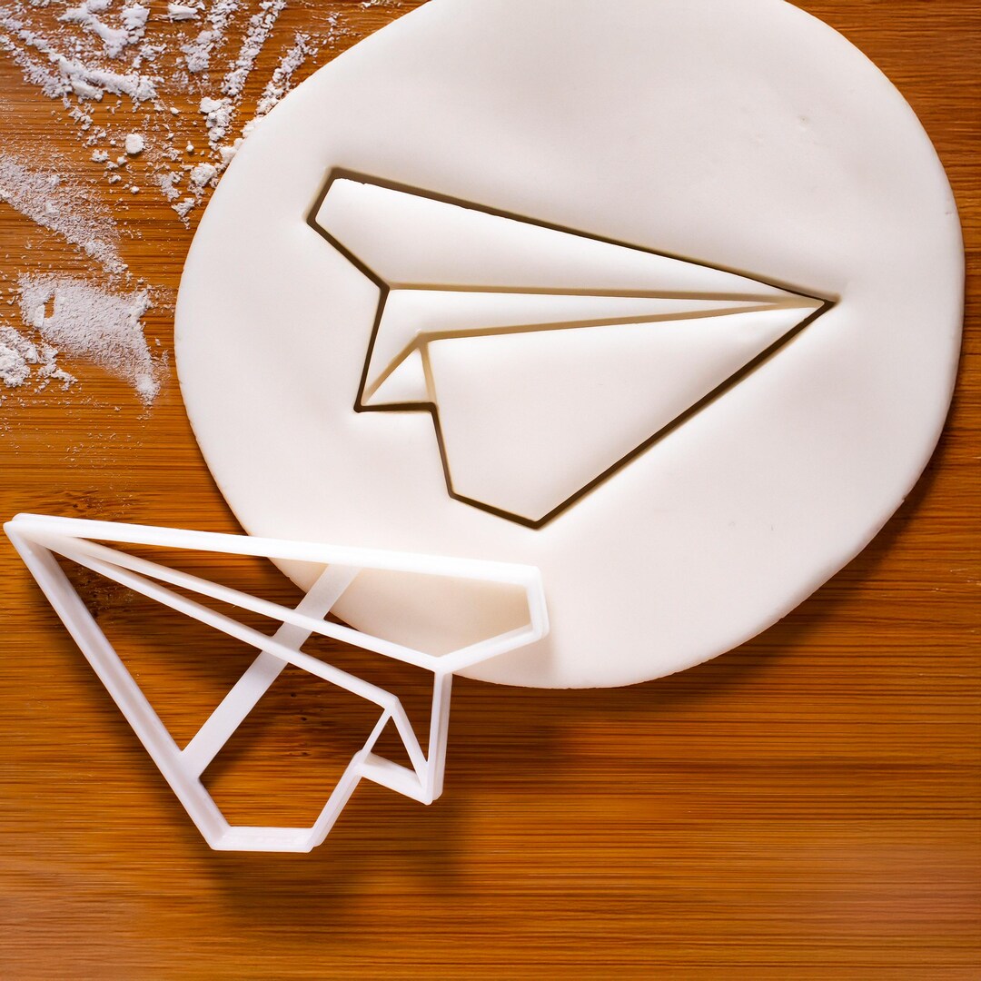 Origami Plane Cookie Cutter – Paper Airplane Shape for Travel & Back to ...