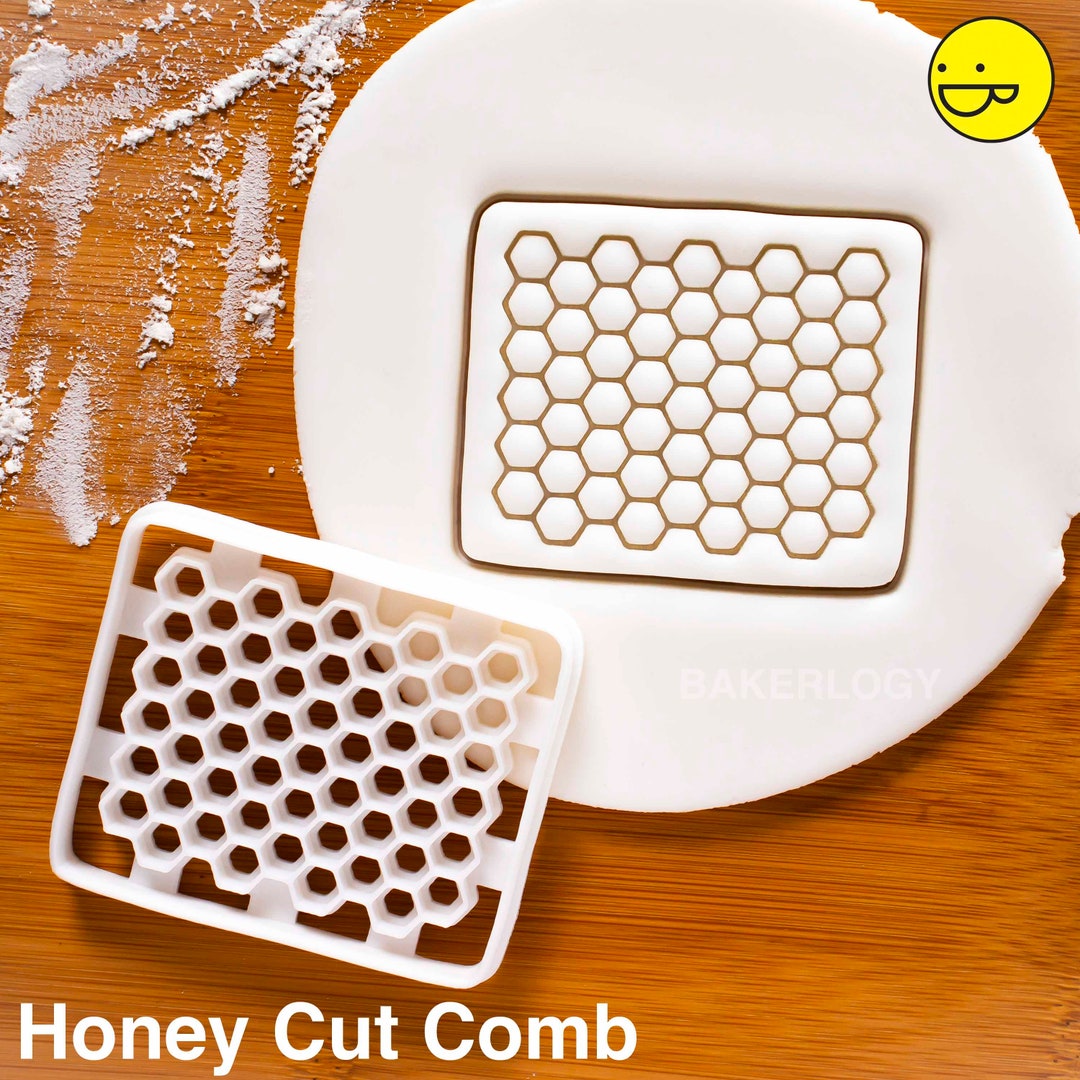 Honey Cut Comb Cookie Cutter Bakerlogy Biscuit Cutters Honeybee ...