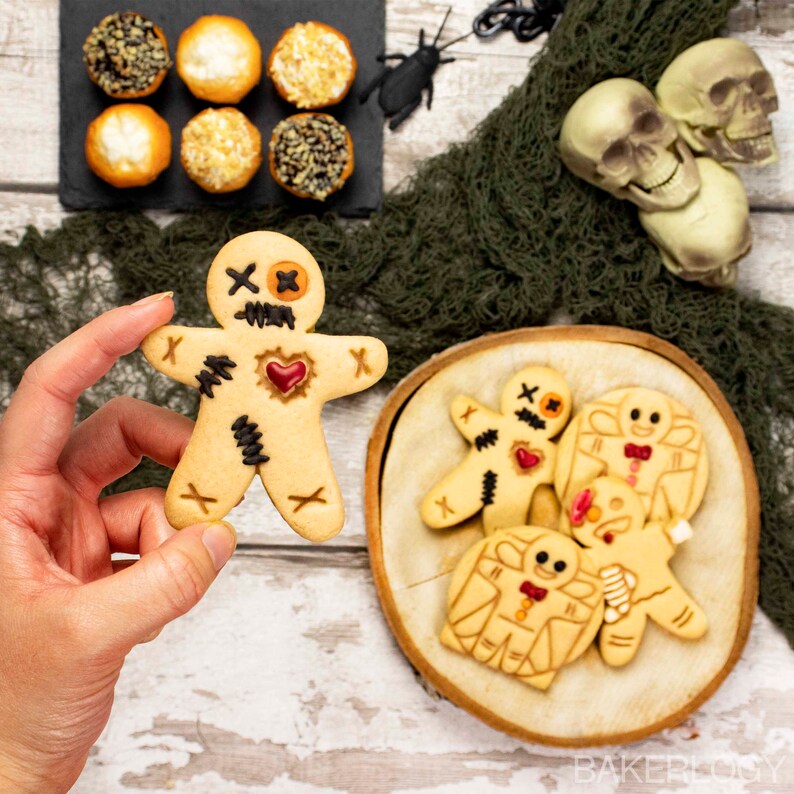 Voodoo Doll Gingerbread Man cookies cutters biscuits cutter | Etsy