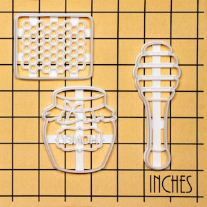 Honey Cut Comb Cookie Cutter | Bakerlogy Biscuit Cutters Honeybee ...