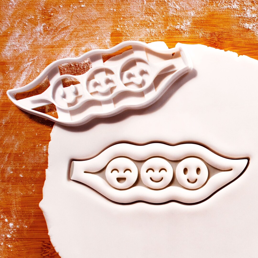 3 Peas in a Pod Cookie Cutter - Perfect for Baby Showers, Friendship ...