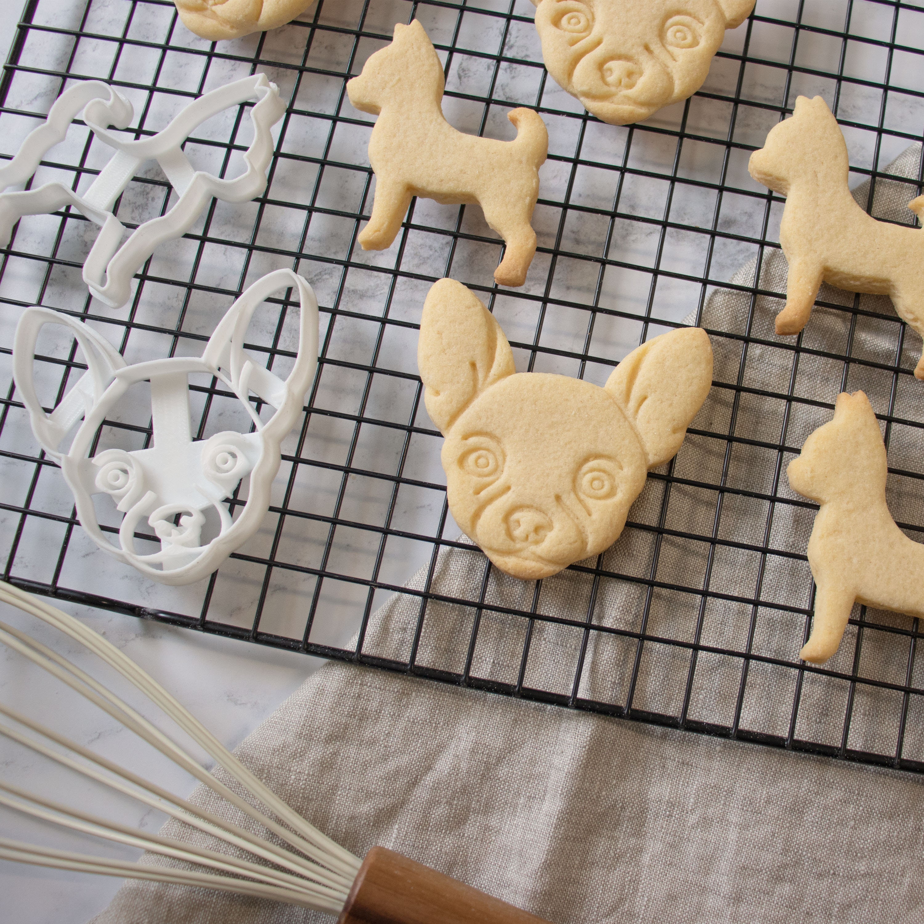 Chihuahua Outline cookie cutter Bake cute dog treats for | Etsy