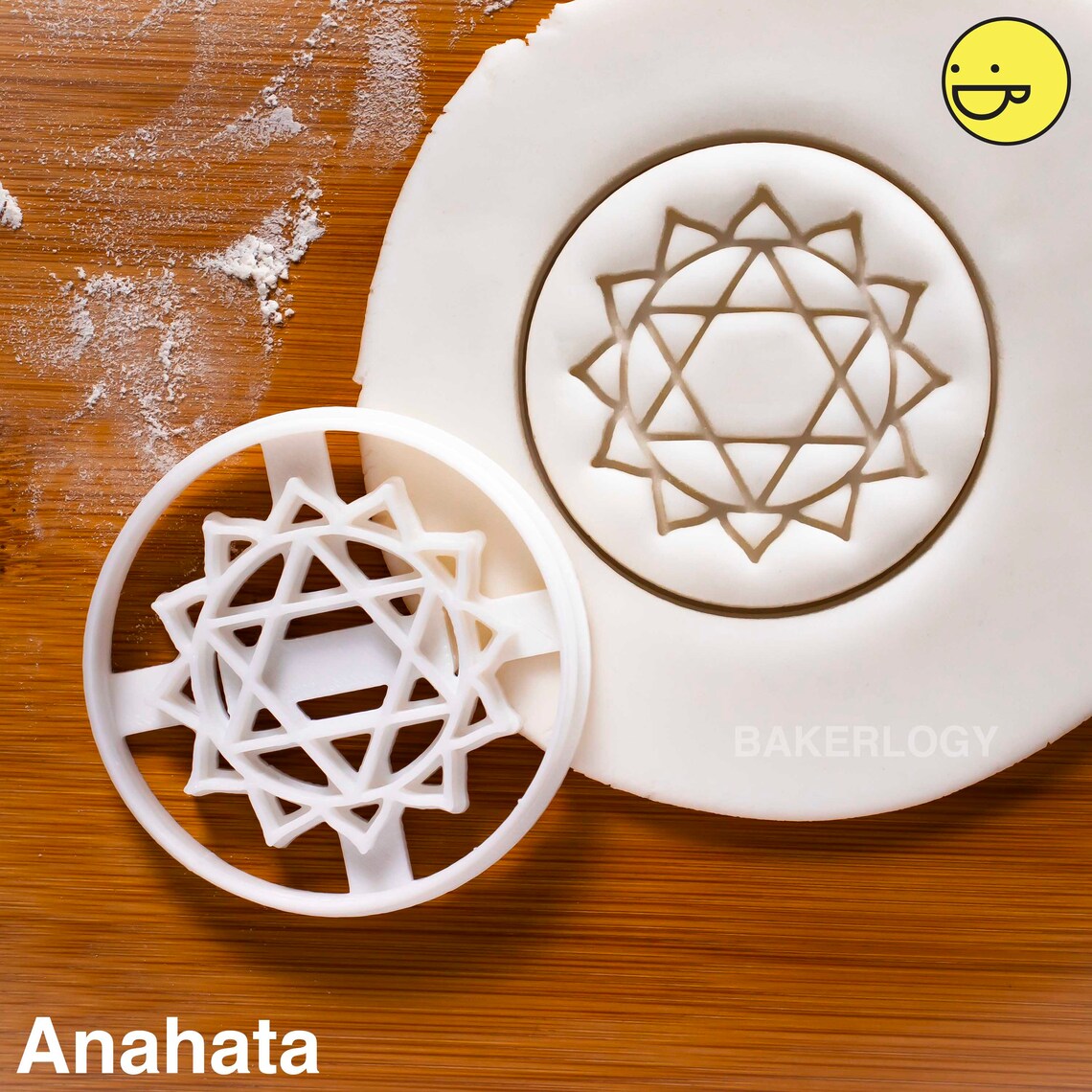 Yoga Chakras Sahasrara Cookie Cutter Bakerlogy Biscuit - Etsy UK