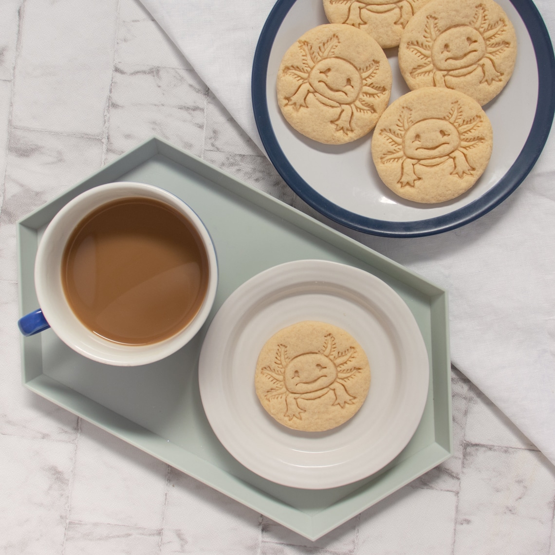 Cute Axolotl Cookie Cutter Bakerlogy Biscuit Cutters | Etsy