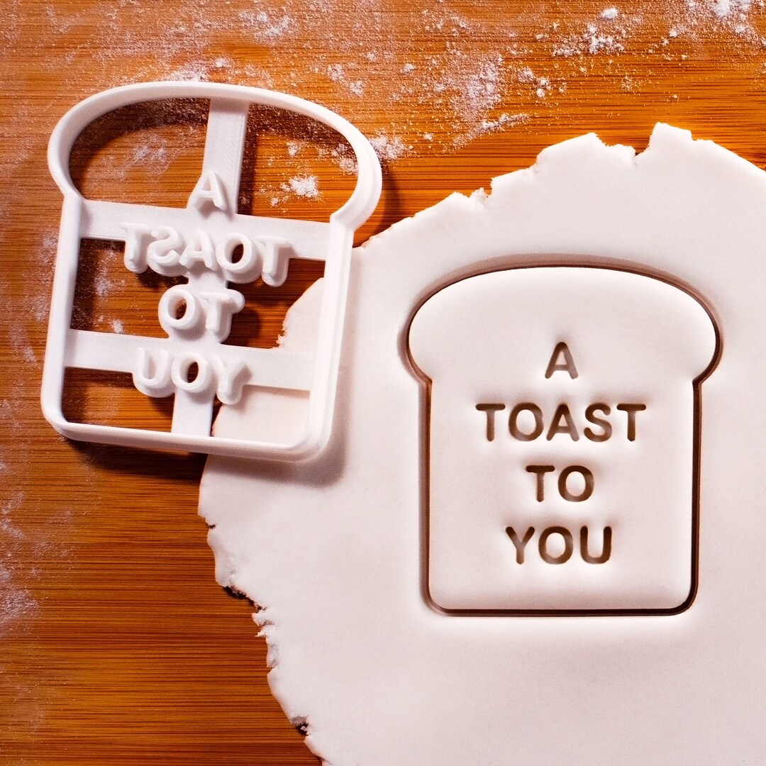 A Toast to You Cookie Cutter – Perfect for Celebrations, Weddings ...