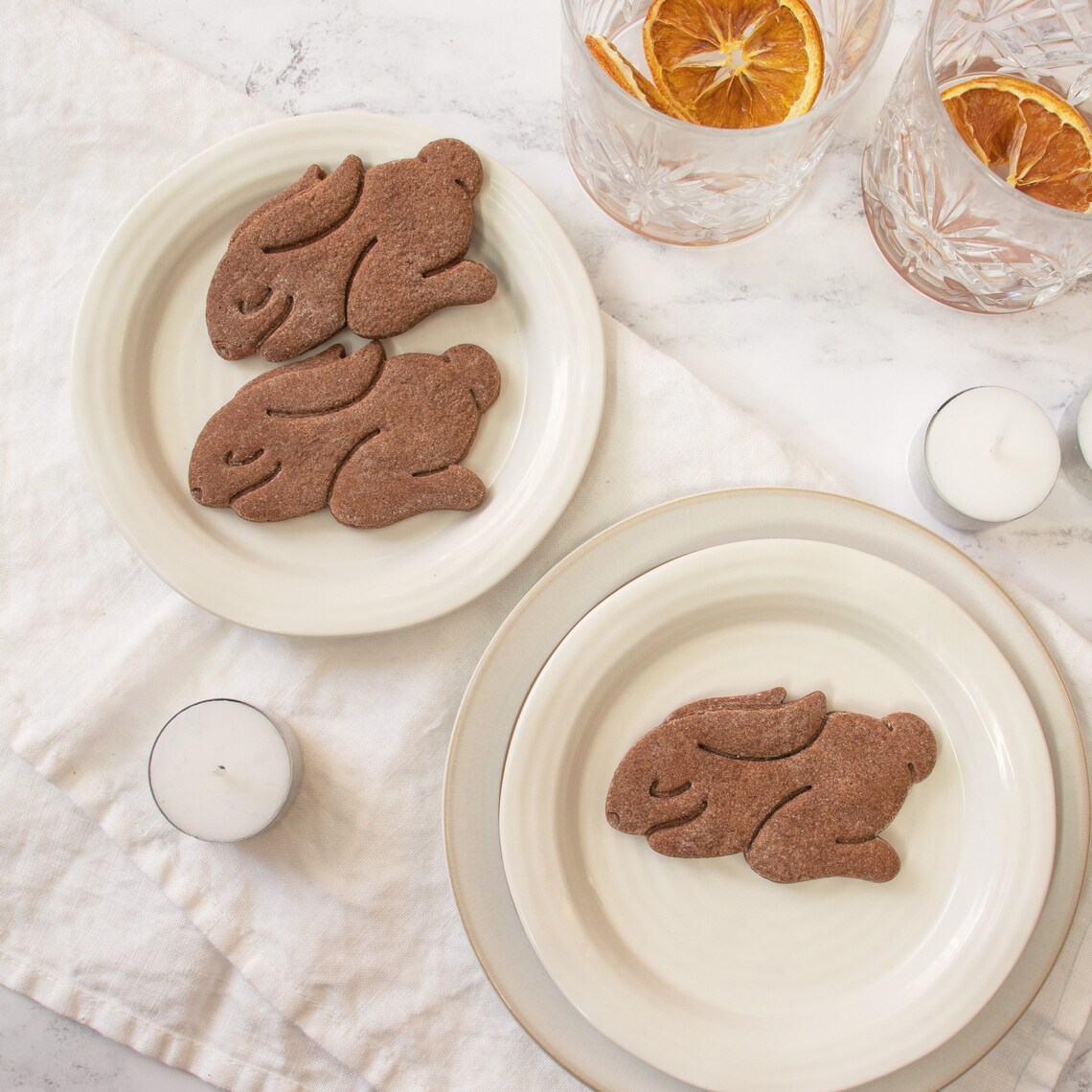 Yoga Bunny Child Pose cookie cutter Bakerlogy biscuit | Etsy