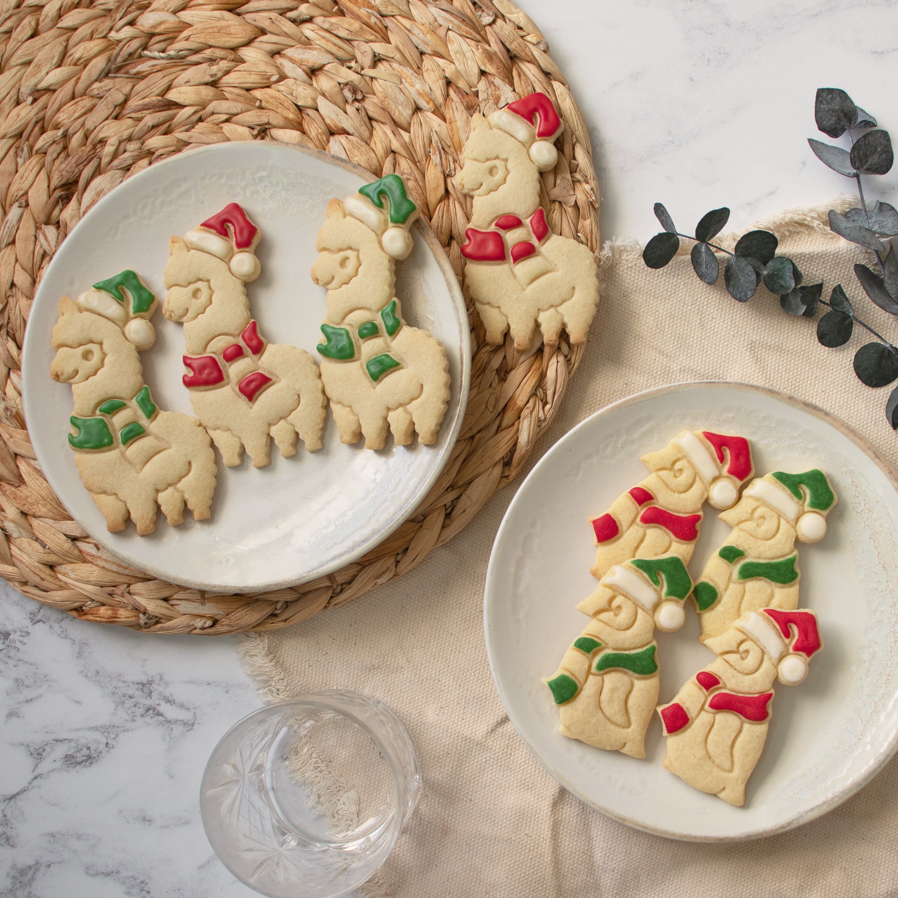 Christmas Alpaca Cookie Cutter Animal Farm Themed Xmas - Etsy