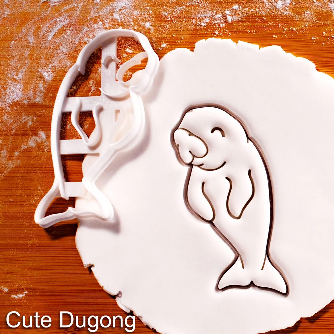 Cute Dugong Cookie Cutter Marine Mammal Baking Tool for Ocean Lovers ...