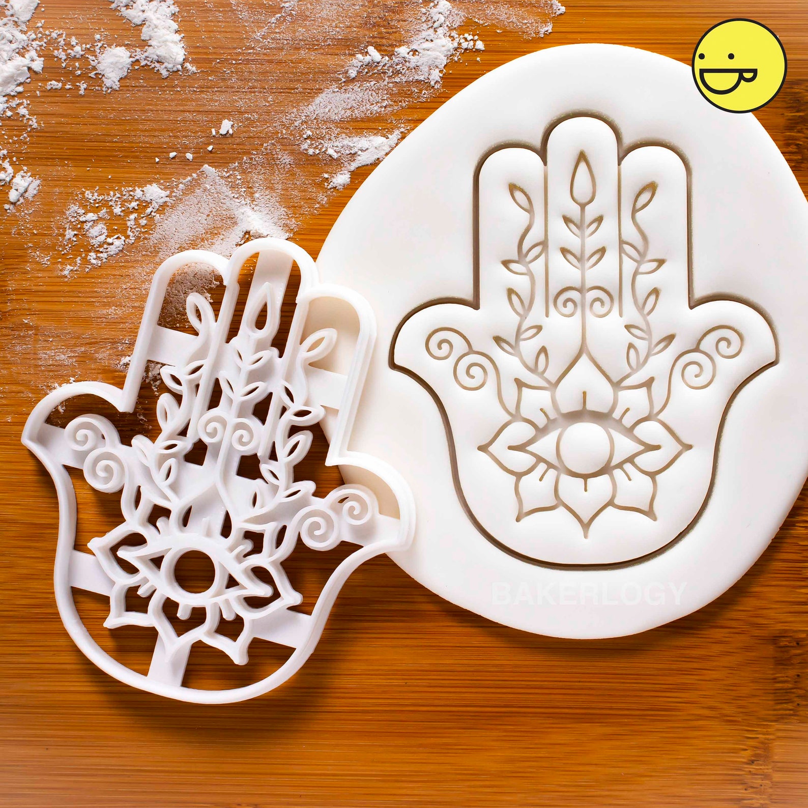 Hamsa Hand Cookie Cutter Bakerlogy Biscuit Cutters Palm - Etsy