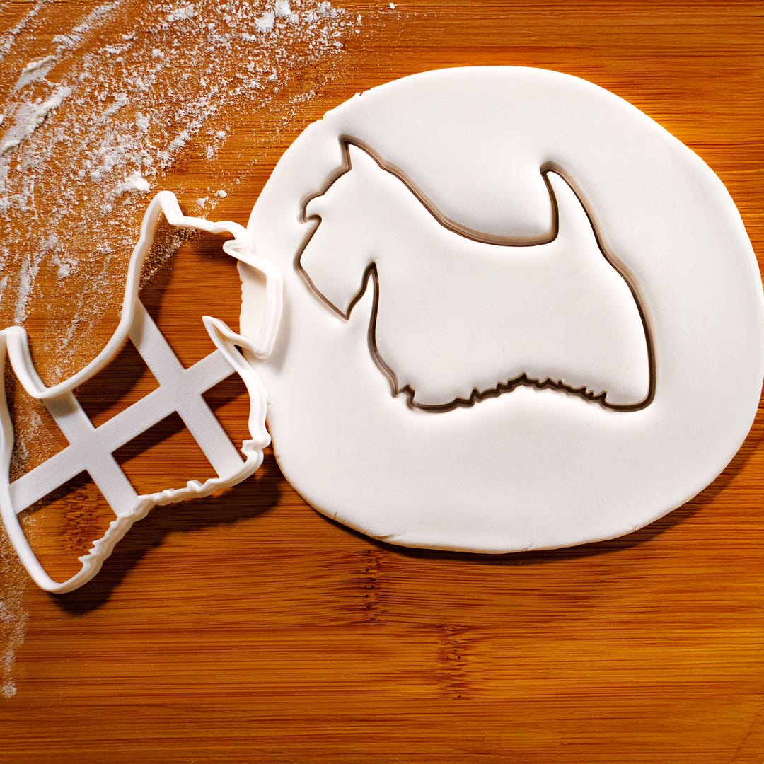 Scottish Terrier Cookie Cutter (full-body): Dog Treat Mold - Etsy