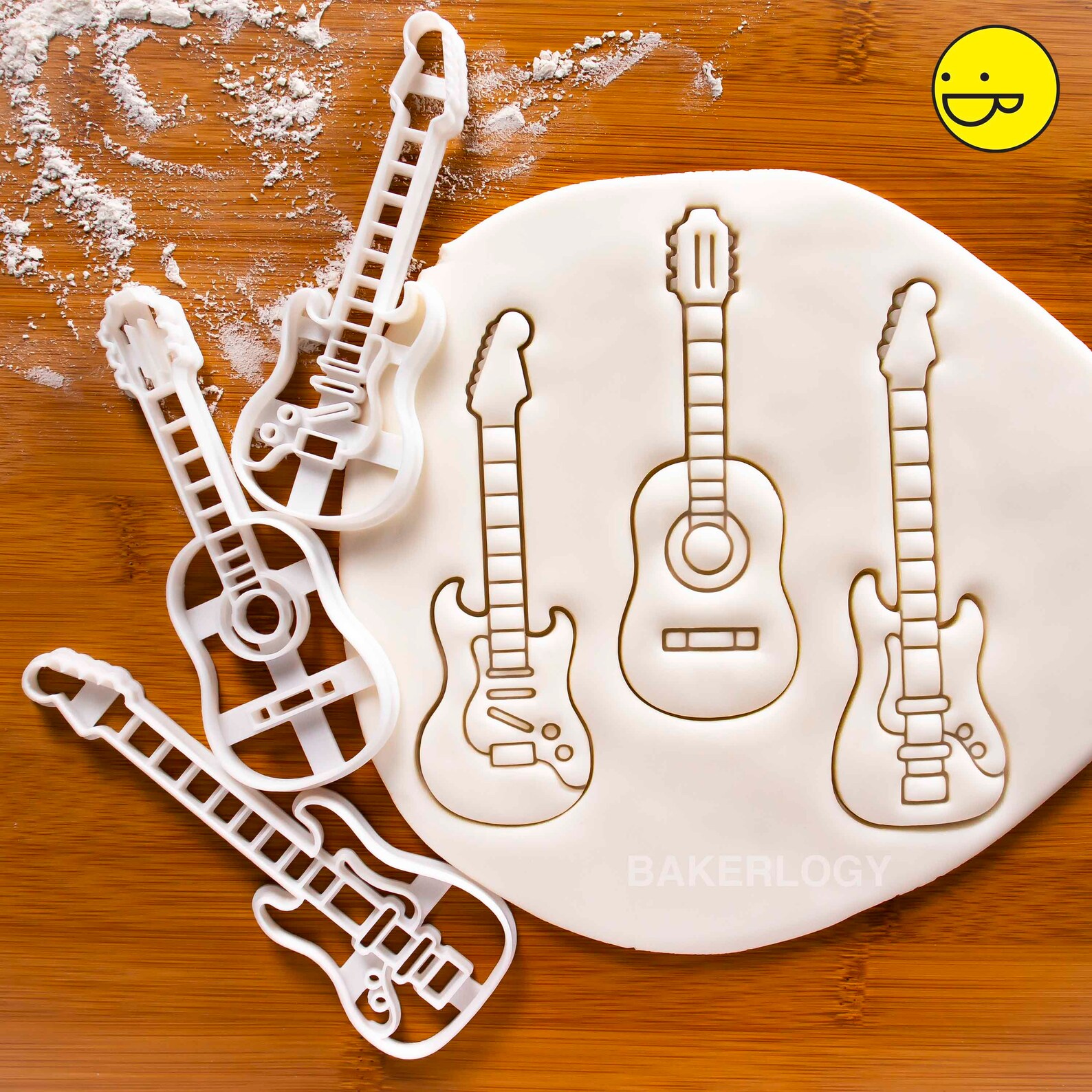 Bass Guitar Cookie Cutter Bake Musical Stringed Instrument - Etsy