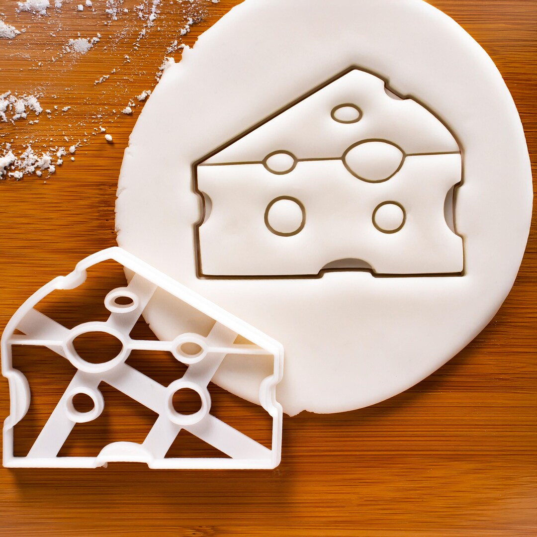Cheese Cookie Cutter: Swiss Cheese Slice Baking Mold - Etsy