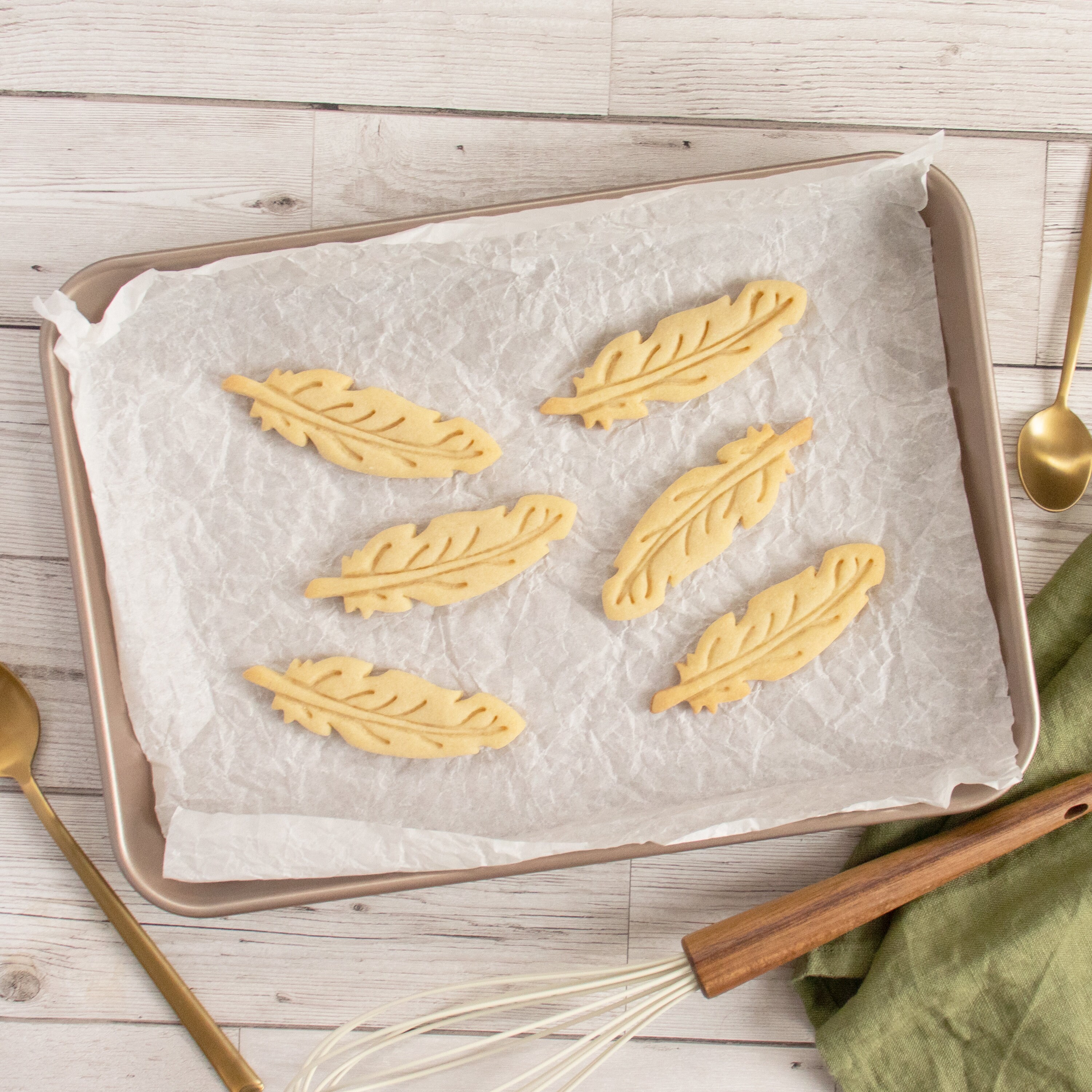 Feather Cookie Cutter – Quill Shape for Boho, Nature & Artistic Party ...