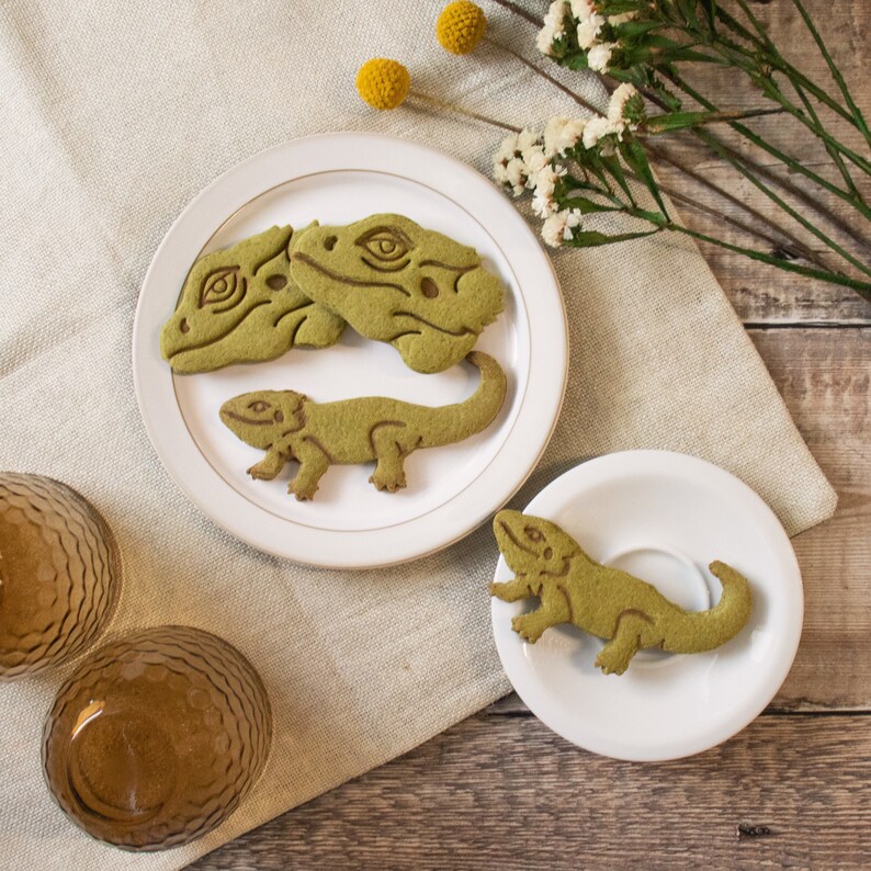 Pogona Body Cookie Cutter Bakerlogy Biscuit Cutters Bearded - Etsy UK