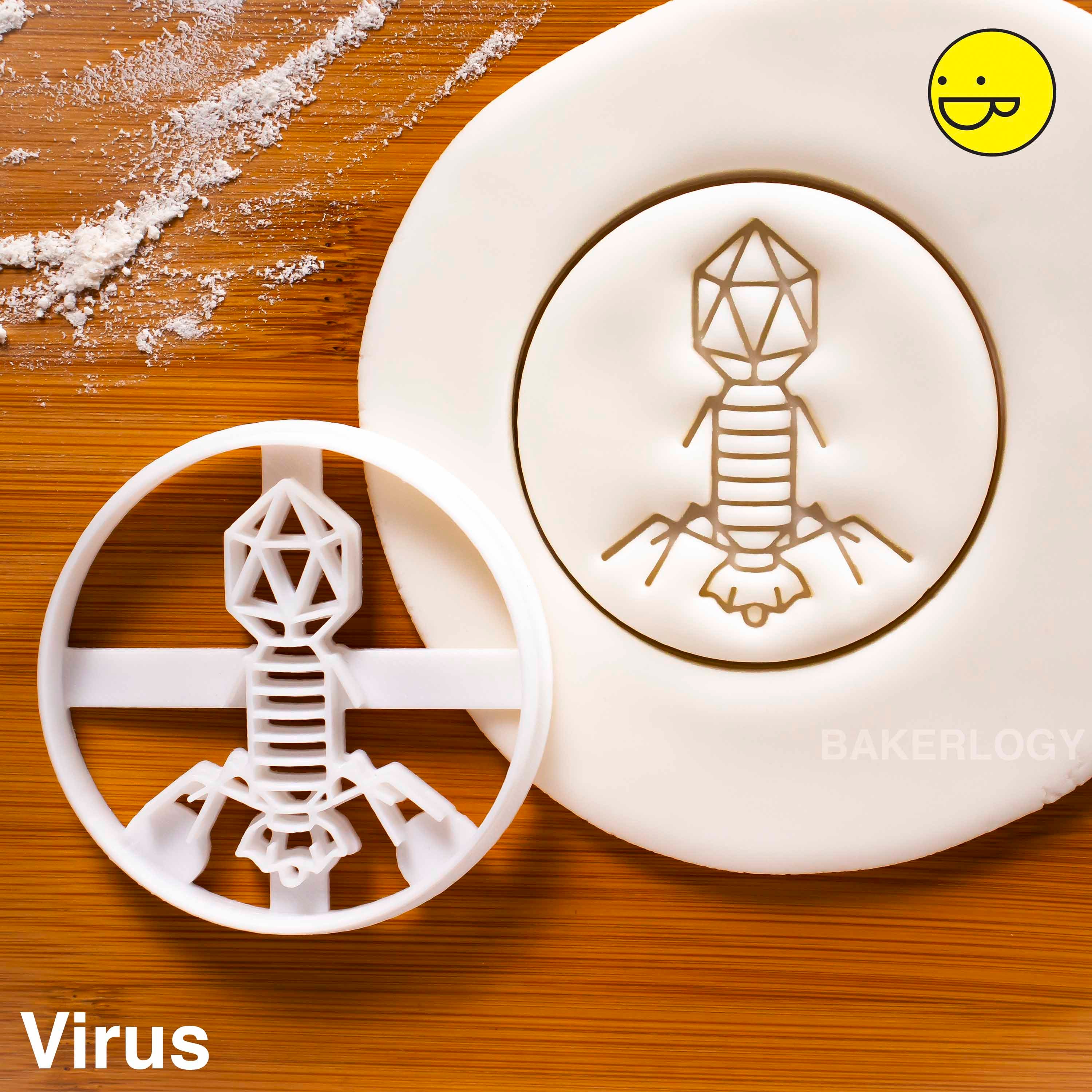 Bacteria Cookie Cutter Microbiology Biscuit Cutters - Etsy UK