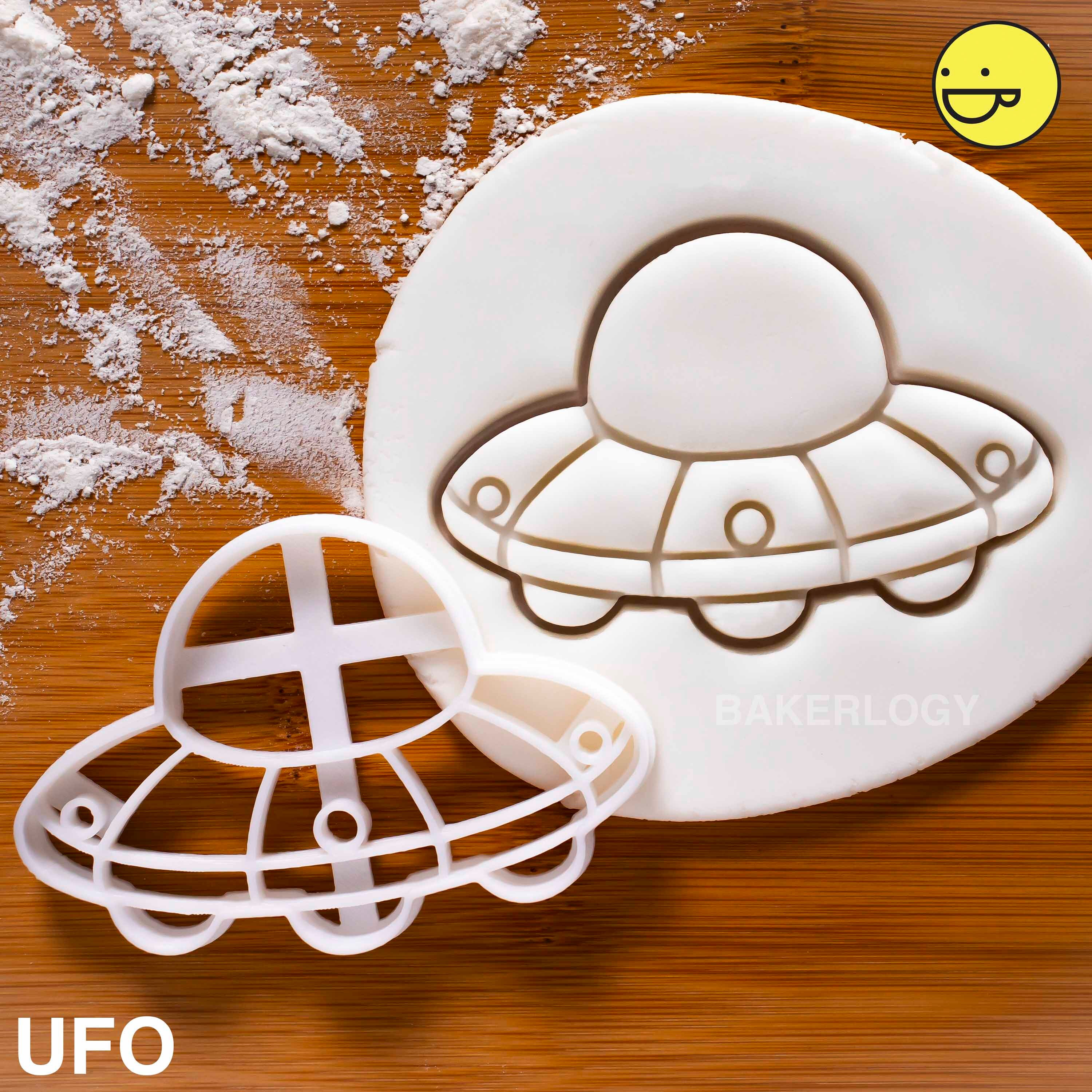 UFO and Alien Cookie Cutters Biscuit Dough Cutter - Etsy UK