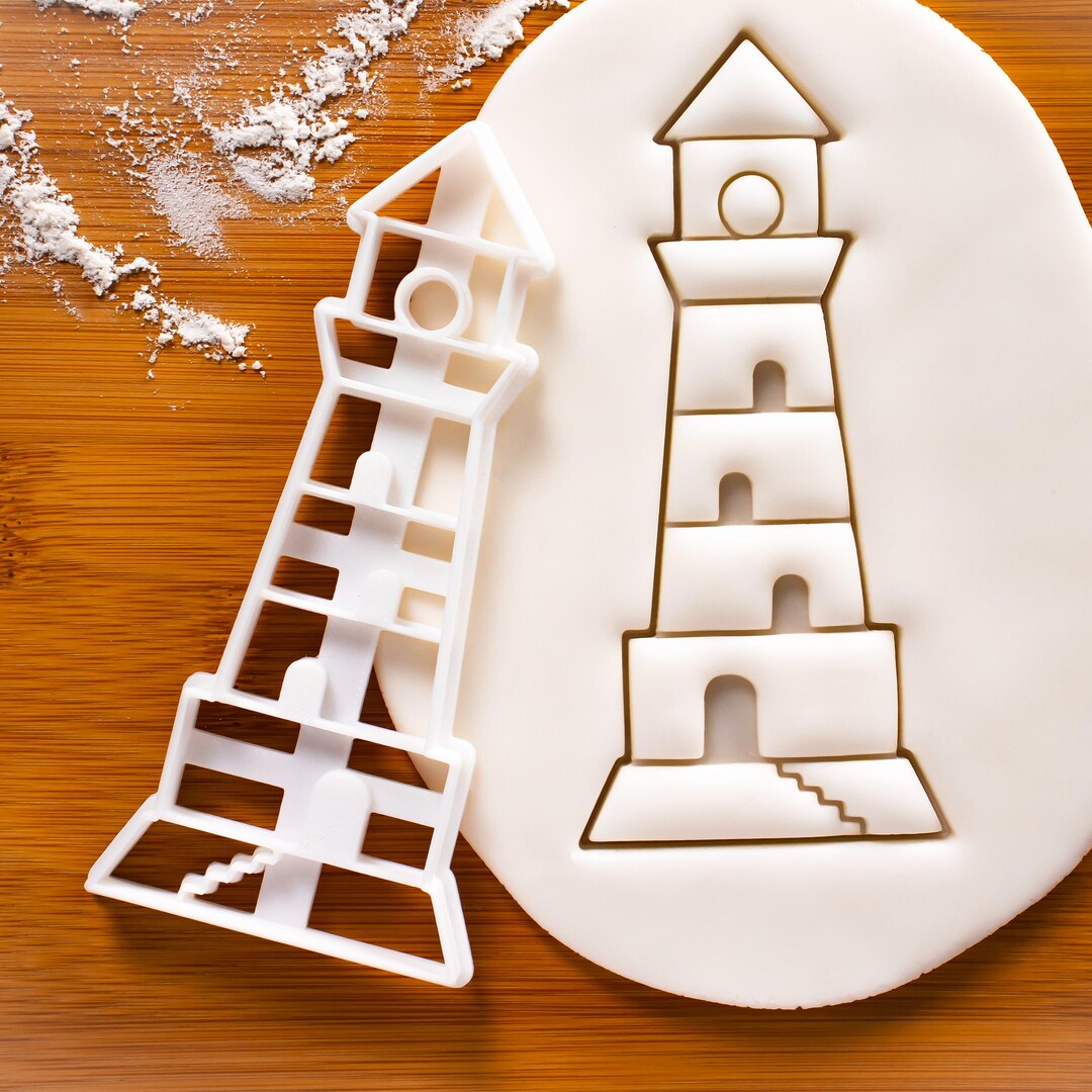 Lighthouse Cookie Cutter | Nautical Beach Sea Light House Bon Voyage ...