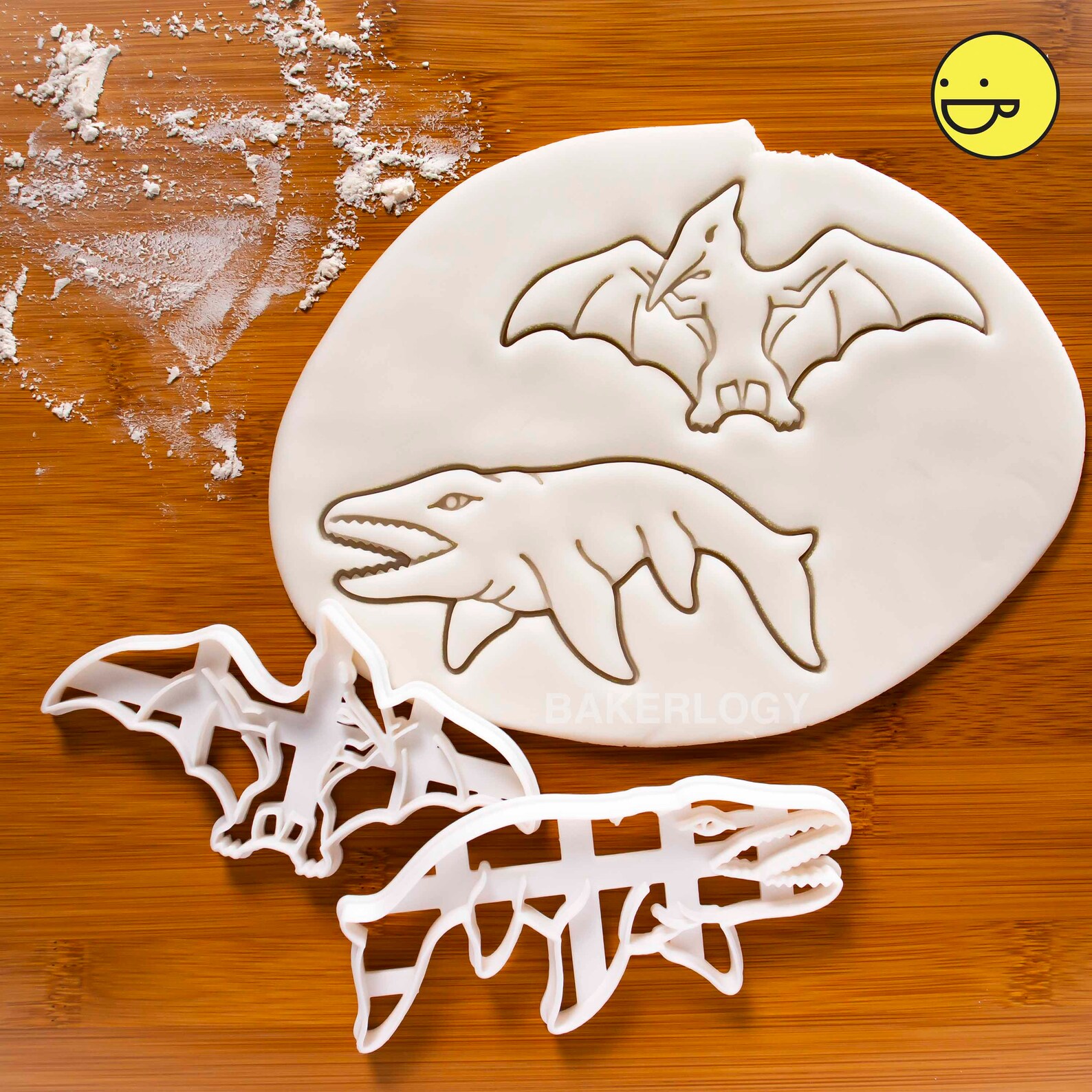 Pterodactyl cookie cutter Bakerlogy biscuit cutters birthday | Etsy