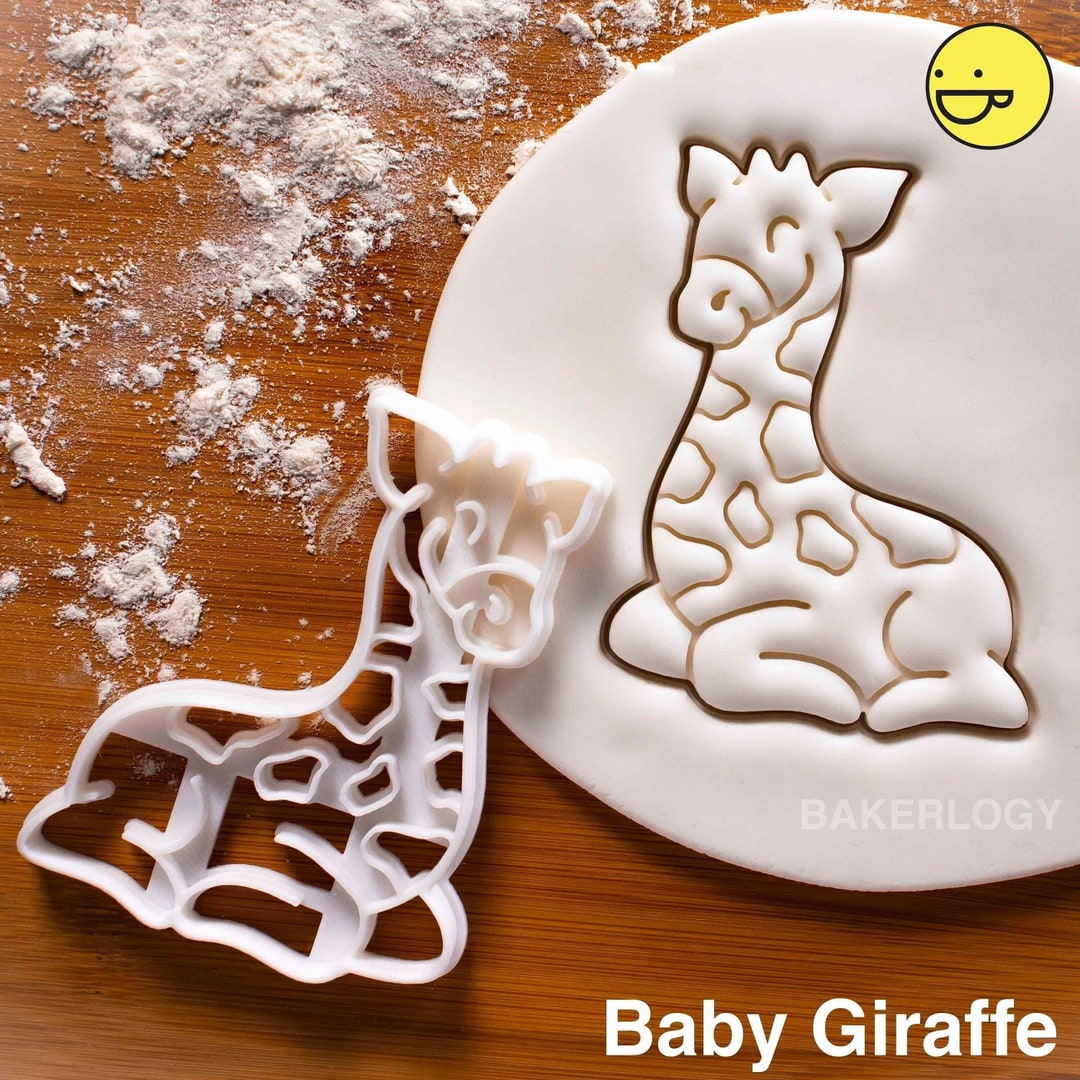 Baby Giraffe Cookie Cutter Bakerlogy Biscuit Cutters Wild Safari Jungle ...