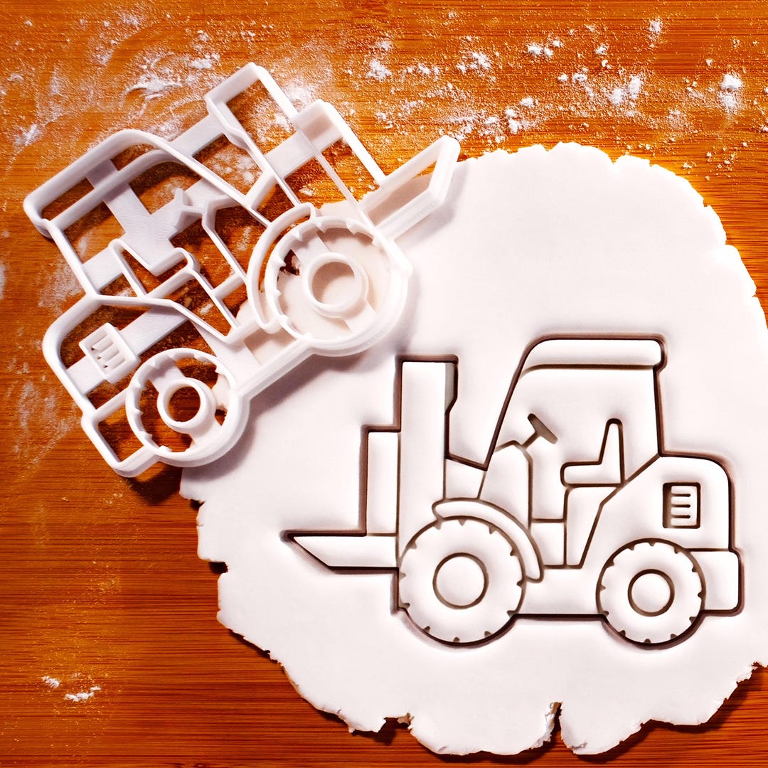 Forklift Cookie Cutter - Industrial Truck Baking Tool for Warehouse ...