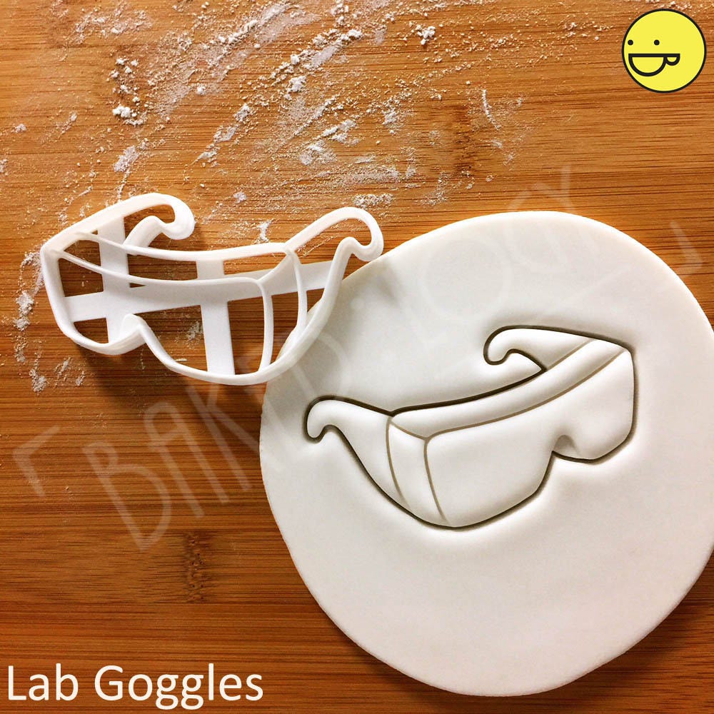 Lab Goggles cookie cutter Eye protective Safety Glasses | Etsy