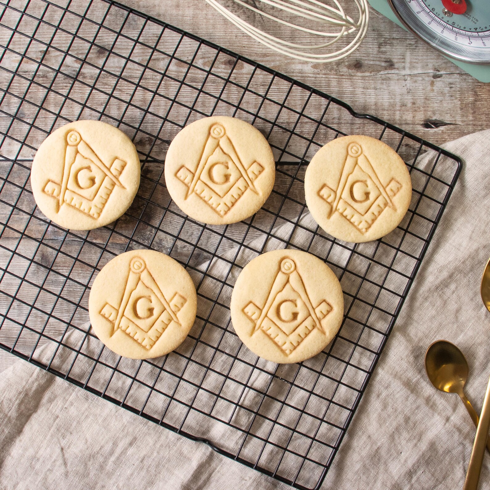 Masonic Square and Compasses Cookie Cutter: Freemason Symbol for Lodge ...