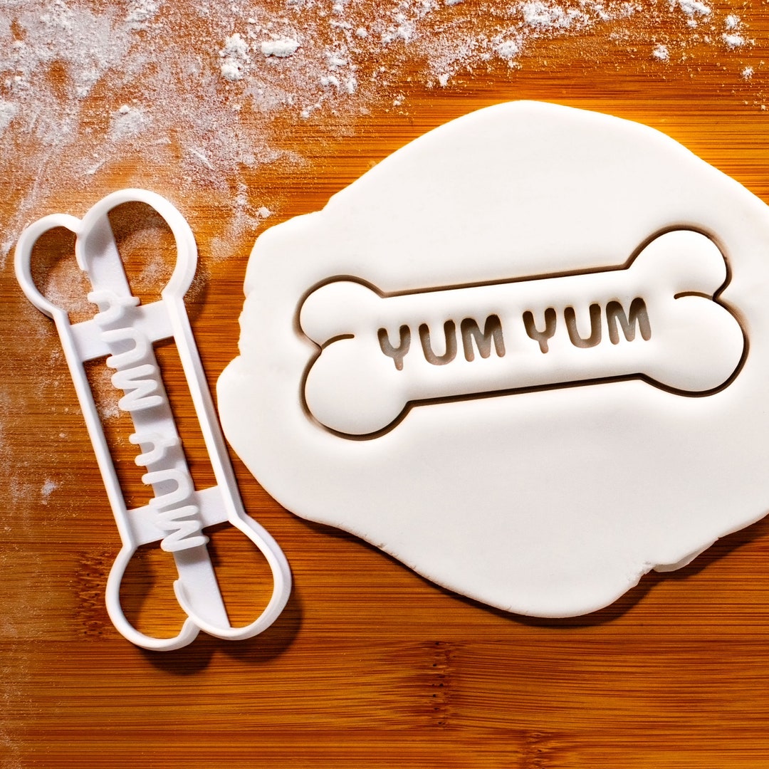 YUM YUM Dog Bone Cookie Cutter - Create Fun Dog-themed Treats and ...