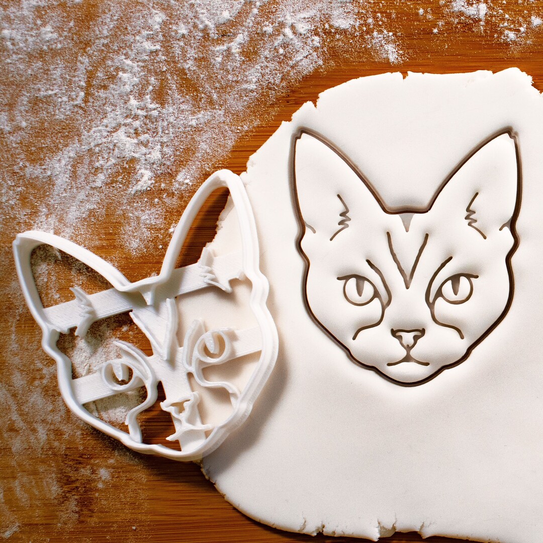 Devon Rex Cat Cookie Cutter - Purrfect Cat Biscuit Cutter, Endless Paw ...