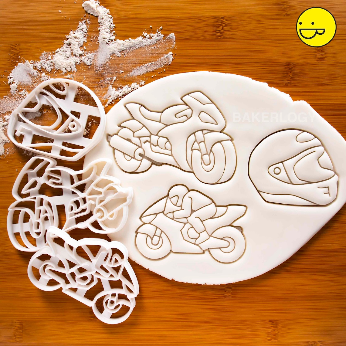 Motorbike Cookie Cutter Motorcycle Riders Themed Birthday | Etsy UK