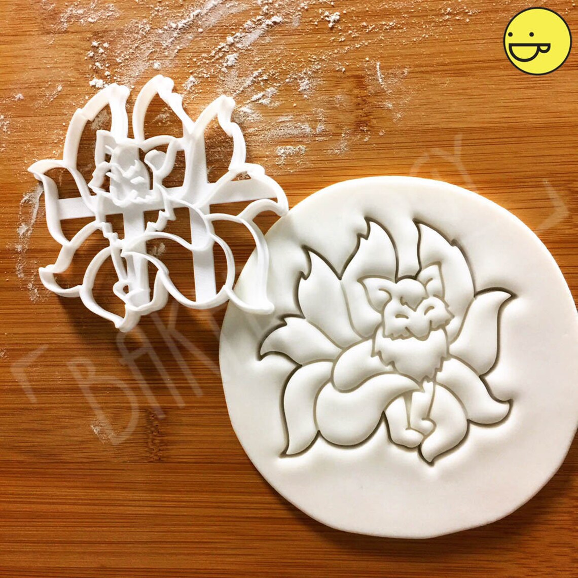 Nine-tailed Fox Cookie Cutter Kitsune Spirit Biscuit Cutters | Etsy UK