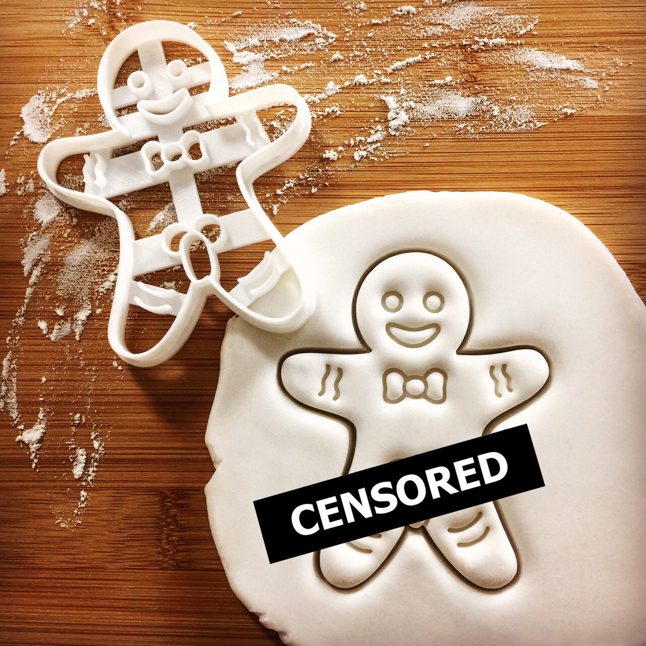 MATURE Mature Gingerbread Man cookies cutters biscuits | Etsy