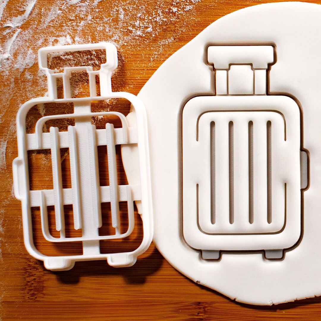 Luggage Cookie Cutter - Bake Holiday Travel Theme Party Biscuits - Etsy