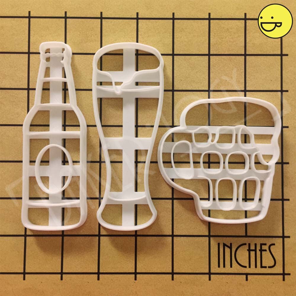 Beer Bottle Cookie Cutter Biscuit Dough Cutters One Of A Etsy