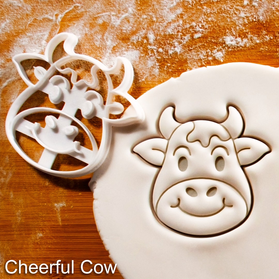 Cheerful Cow Cookie Cutter Baking Happiness, One Moo at a Time - Etsy