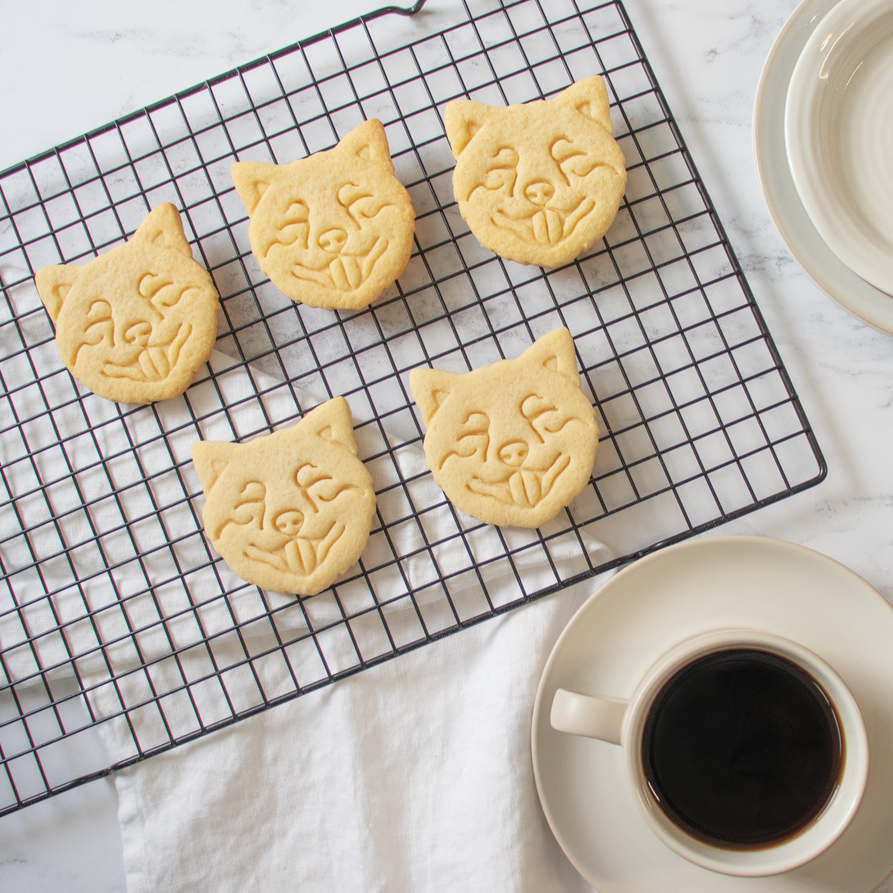 Shiba Inu Outline Cookie Cutter Bake Cute Dog Treats | Etsy