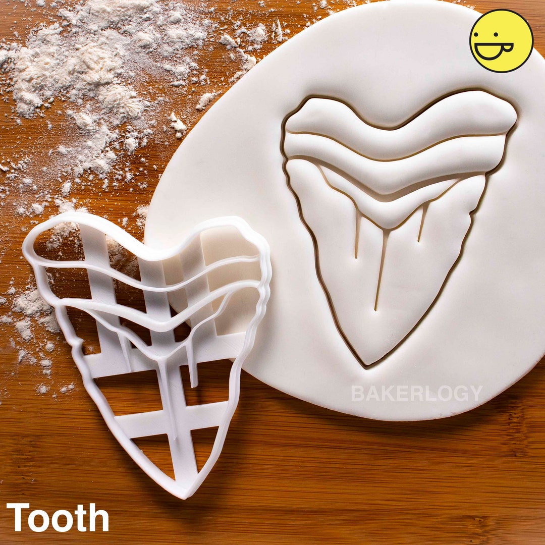 Megalodon Tooth Cookie Cutter Shark Attack Biscuit Realistic - Etsy UK