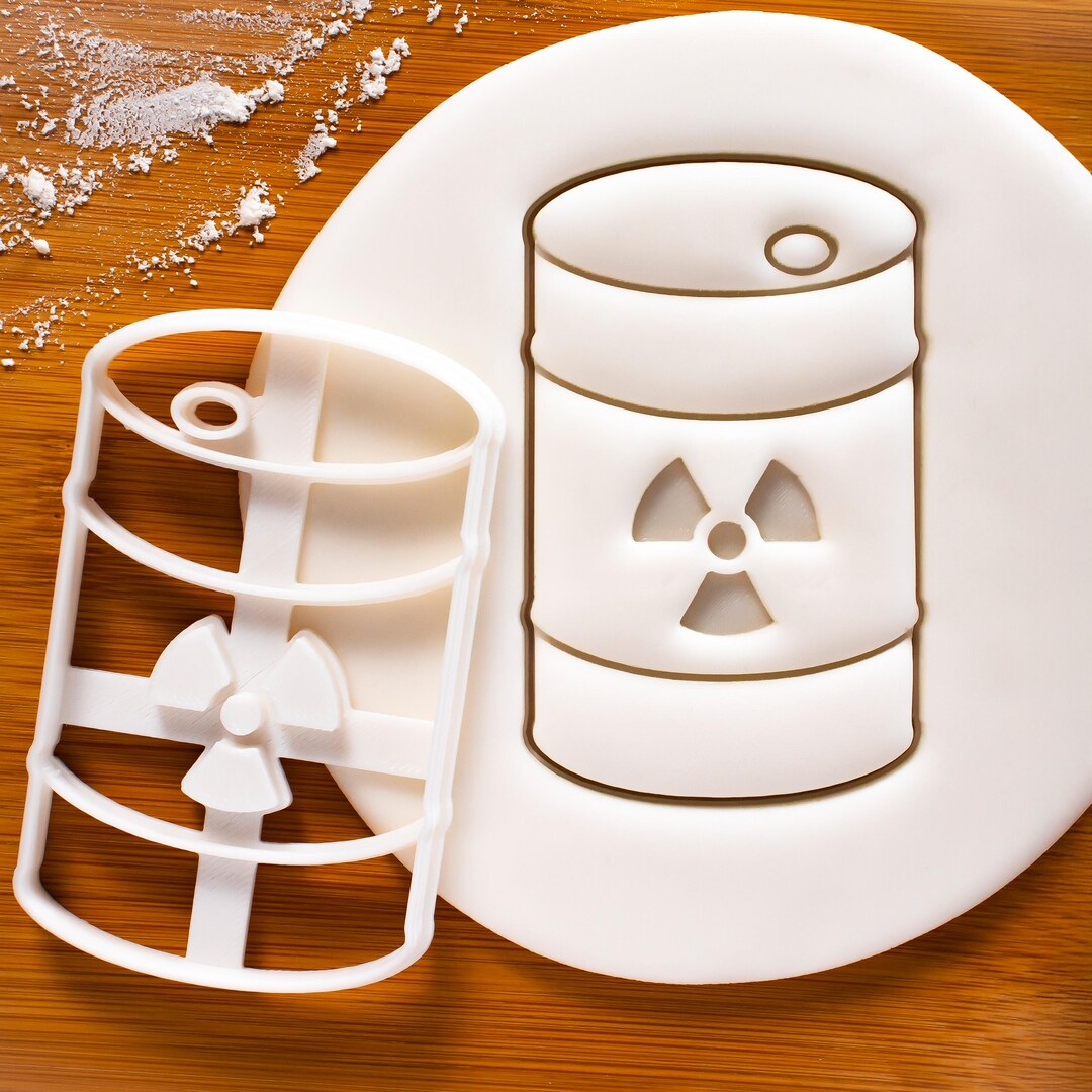 Nuclear Waste Cookie Cutter - Radioactive Science Themed Halloween ...